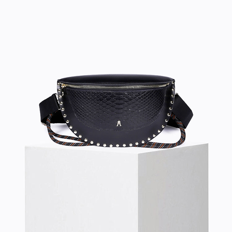 Smile Black Python Nail | Craie Studio